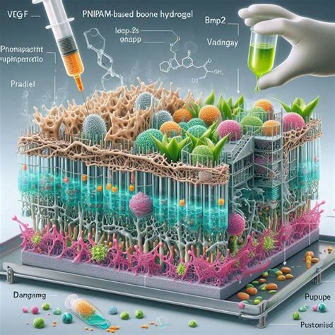 Loading Of Vegf And Bmp2 To Pnipaam Based Hydrogel As A Scaffold For Bone Regeneration