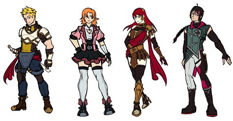 Odaphii Team Jnpr Designs To Match My Team Rwby Designs Rrwby
