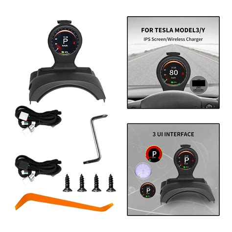 자동차 계기판 Lcd 디스플레이 속도계 속도계 모델 3 Y Aliexpress