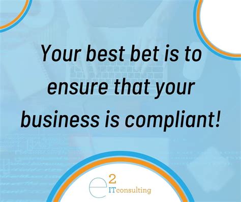 E2 It Consulting On Linkedin Compliance Businesssecurity Cybersecure Itservices