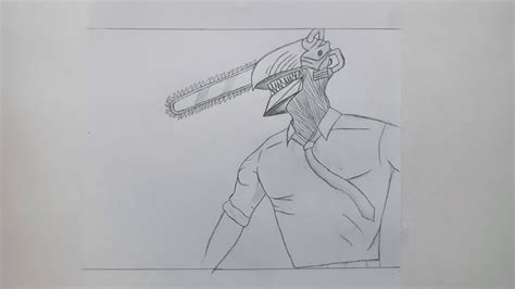 How To Draw Chainsaw Man Easy Anime Drawing For Beginners Step By