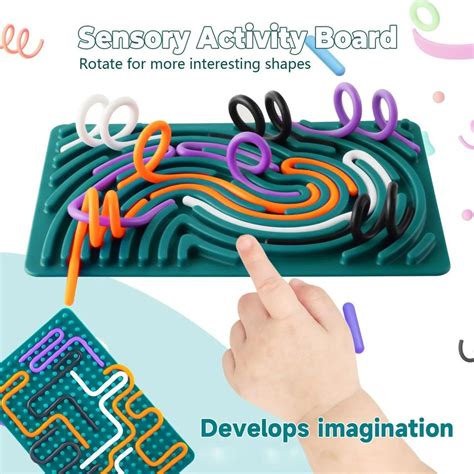 Placa De Atividade Sensorial Brinquedo De Silicone Para Acalmar
