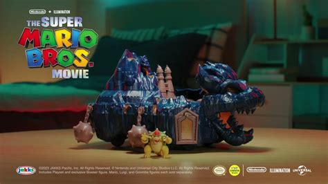 Super Mario Bros Movie Bowsers Island Castle Playset Tv Commercial