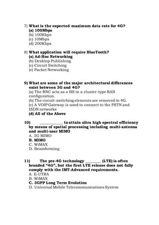 Wireless Networks Mcq DOCX Internet Computing