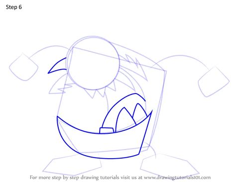 How To Draw Krog From Mixels Mixels Step By Step