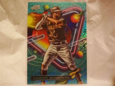 2023 Topps Cosmic Chrome Xander Bogaerts Aqua Equinox Refractor 199