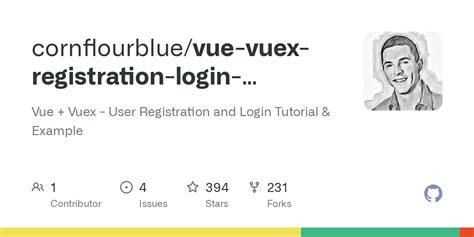 Github Cornflourblue Vue Vuex Registration Login Example Vue Vuex