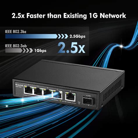 Mokerlink Store 5 Port 2 5g Ethernet Switch With 10g Sfp