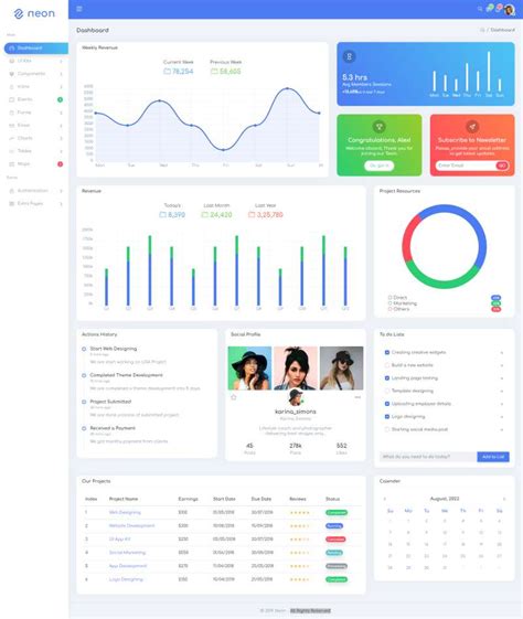 Bootstrap后台管理模板，好看实用的响应式网站后台模板 17素材网