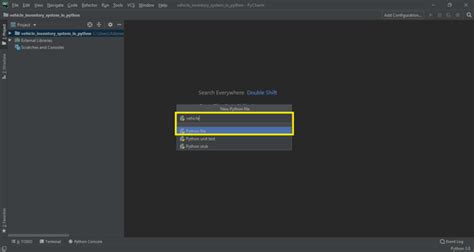 Vehicle Inventory System In Python With Source Code