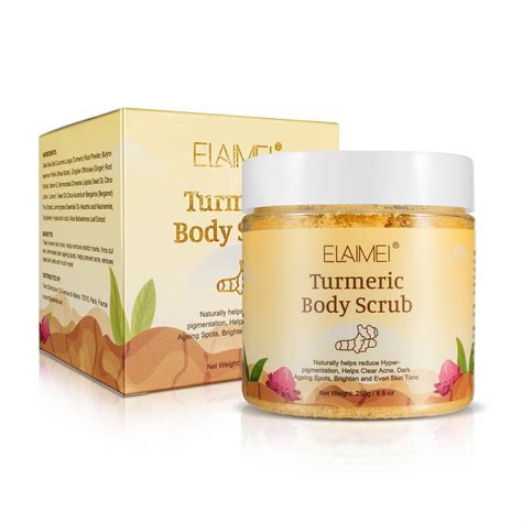 Organic Turmeric Body Scrub 250g Elaimei