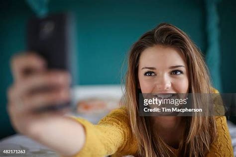 Girl Selfie Bed Photos And Premium High Res Pictures Getty Images