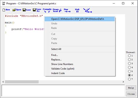 Show Context Menu