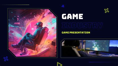 Dark Modern Game Industry PowerPoint Template Presentation Templates