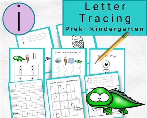 Alphabet Tracing Printables Tracing Letter I Worksheets Kindergarten