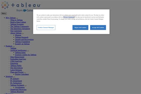 Tableau Business Intelligence And Analytics Software Ai With Me