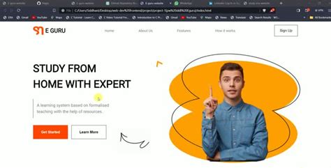 Siddhant Keste On Linkedin 🚀 Excited To Share My Latest Project Eguru Landing Page 🚀 Ive Created