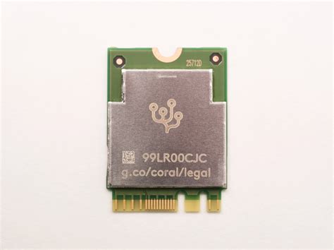 Google Coral TPU M 2 Accelerator A E Key Raspberry Pi PCIe Database