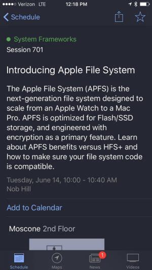 New File System Spotted In Macos Sierra Updated Ars Technica