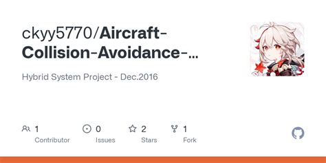 GitHub Ckyy Aircraft Collision Avoidance System Hybrid System Project Dec