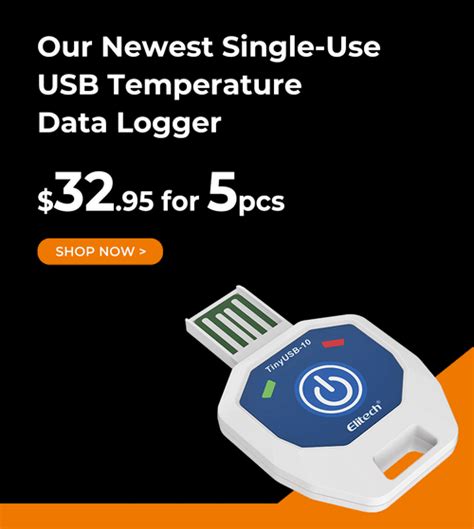 tiny temperature data logger elitech technology inc