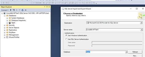 Sql Server Data Import Connection Issue Microsoft Qanda