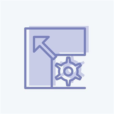 Icon Scalable System Suitable For Data Analytics Symbol Two Tone Style Simple Design Editable