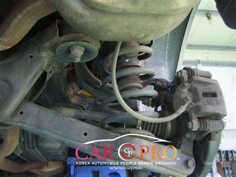 쇼크업소버와 스프링 교환으로 승차감 개선 베라크루즈 카프로샵