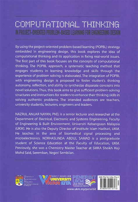 Computational Thinking In Project Oriented Problem Based Learning For Engineering Design