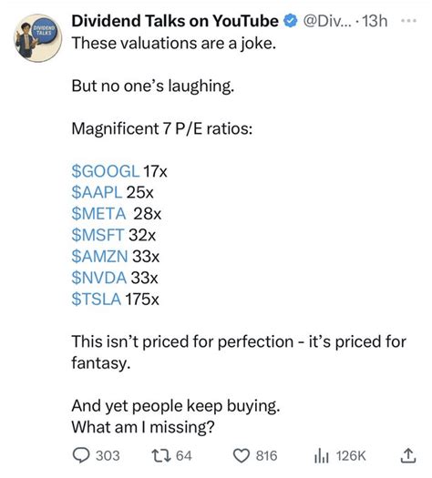 구글 애플 엔비디아 Vs 테슬라 Per 비교 주식 에펨코리아