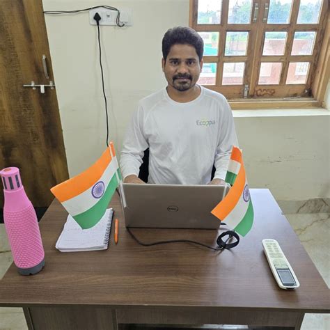 Celebrating 🇮🇳 78th Independence Day In Ecoppia Rajasthan Office 🇮🇳 Ecoppia Anup Kumar Das
