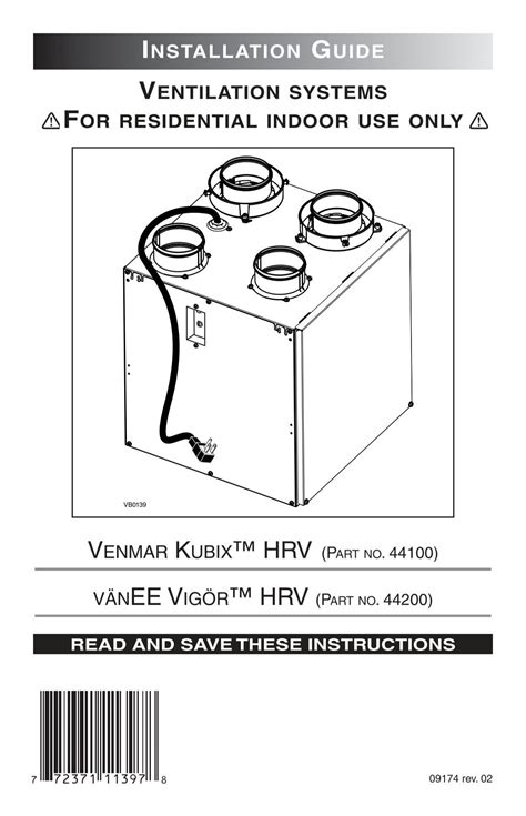 Install Manual Hrv Vanee