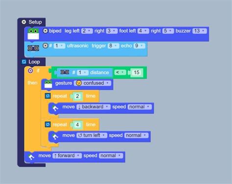 Lesson 31 Otto DIY Biped Avoids Obstacles Learning Management System KidzCanCode
