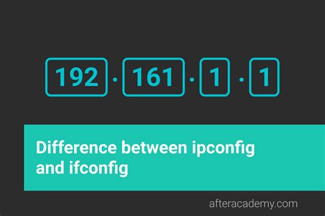 Difference Between Ipconfig And Ifconfig