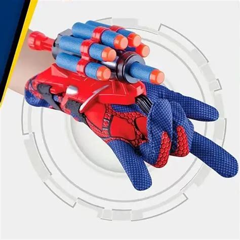 Игровой набор человека паука Marvel Spiderman перчатка на одну руку+ 5 ...