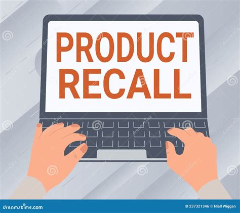 Inspiration Showing Sign Product Recall Business Idea Request To Return The Possible Product