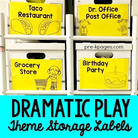 Printable Dramatic Play Labels Printable Templates