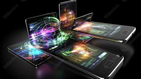 무료 3d 렌더링된 모바일 앱 개발 프로세스 Ppt 배경 Slidesdocs