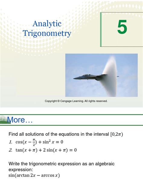 5 5 Multiple Angle And Product To Sum Formulas Pdf Trigonometric Functions Functions And
