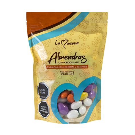 Almendras Cub Choc Bl La Marcona 500 Gr Baharat