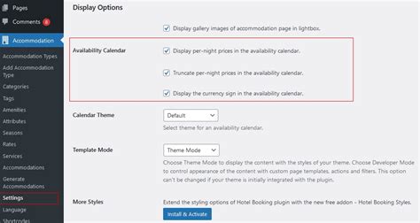 How To Display Prices In Hotel Booking Availability Calendar MotoPress
