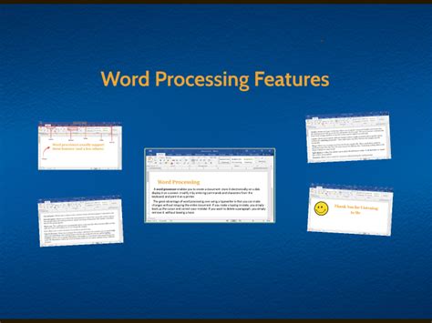 Word Processing Features By Enes Gür On Prezi