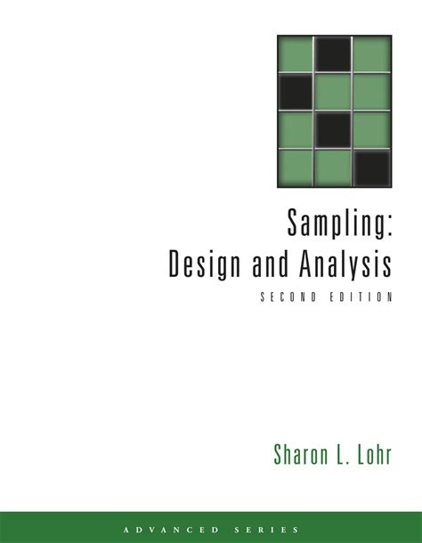 Sampling Design And Analysis 2nd Edition 9780495105275 Cengage