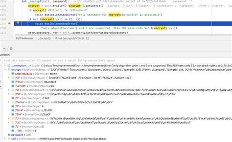 Handle Encyrpted Pdf Of Other Than Algorithm 1 Or 2 · Issue 19