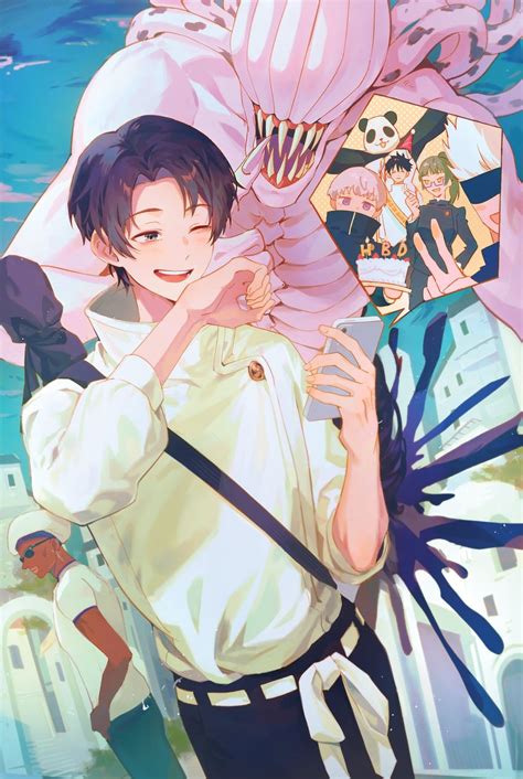 Gojou Satoru Zen In Maki Okkotsu Yuuta Orimoto Rika Panda And More Jujutsu Kaisen Drawn