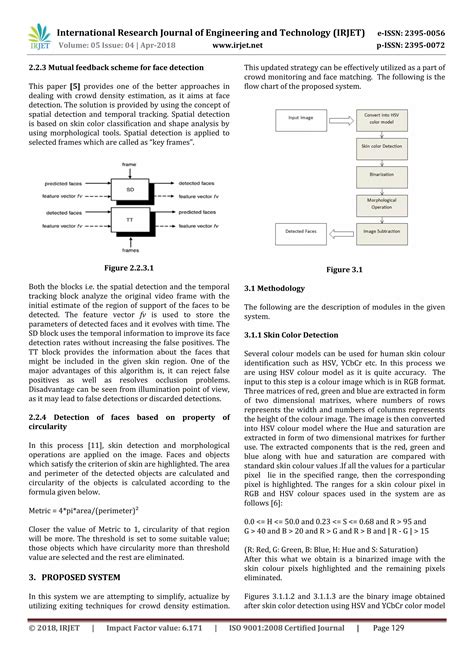 Irjet Crowd Density Estimation Using Image Processing Pdf