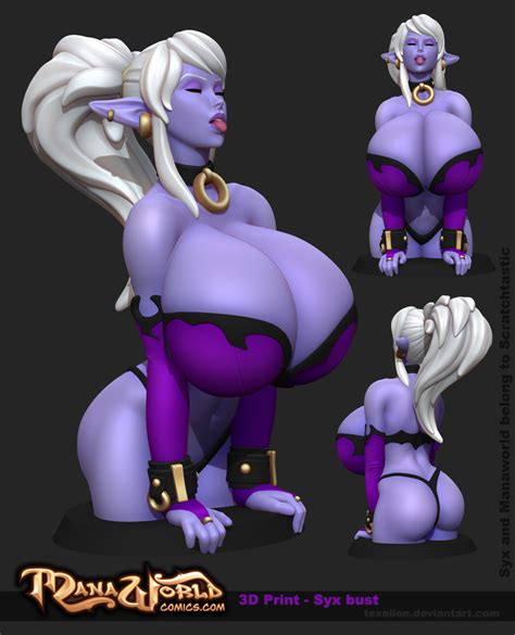 Syx Bust 3d Print By Texelion Hentai Foundry