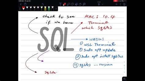 3 sqlite3 installation on mac and windows youtube