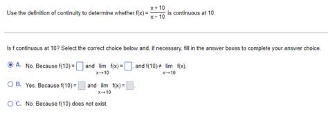 Solved Use The Definition Of Continuity To Determine Whether Chegg