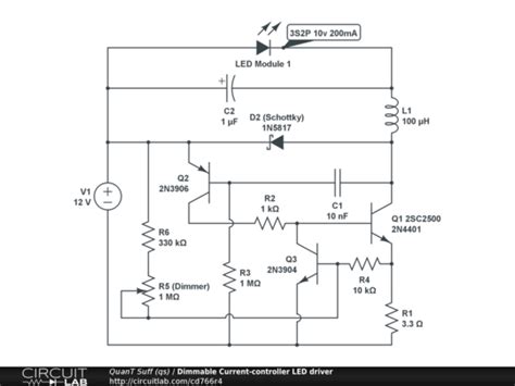 Dimmable Current Controlled Led Driver Circuitlab